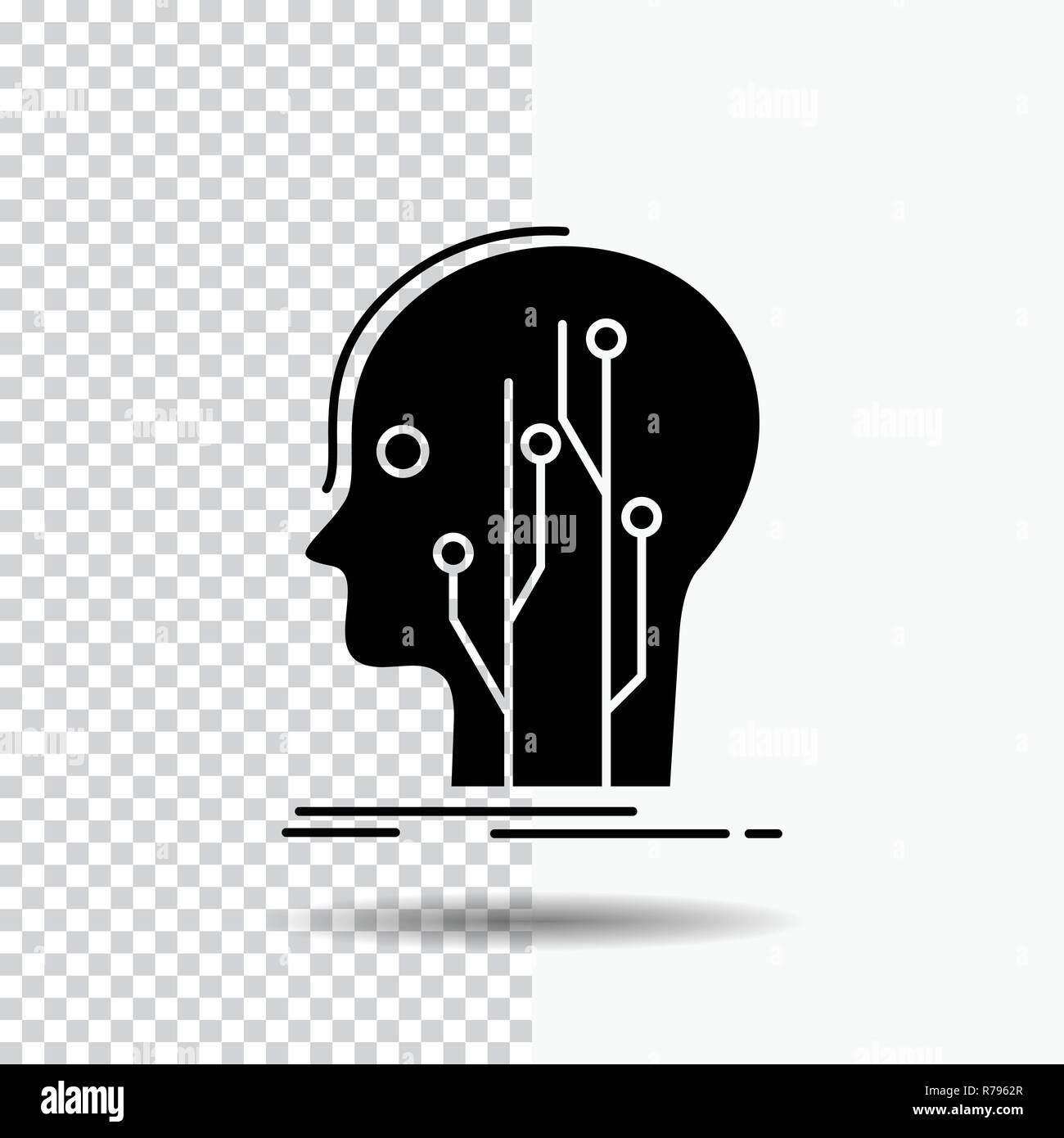 Human head icon transparent hi-res stock photography and images - Alamy
