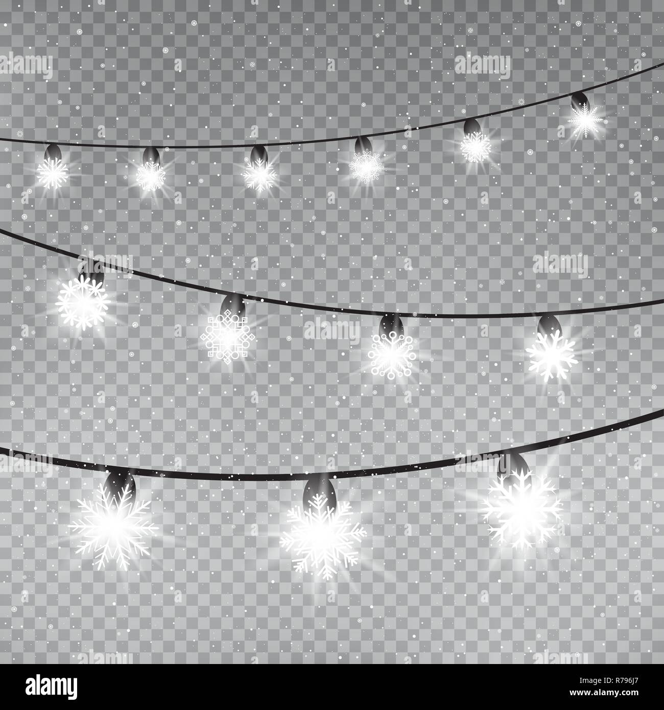 Christmas electric garland Stock Vector Images - Alamy