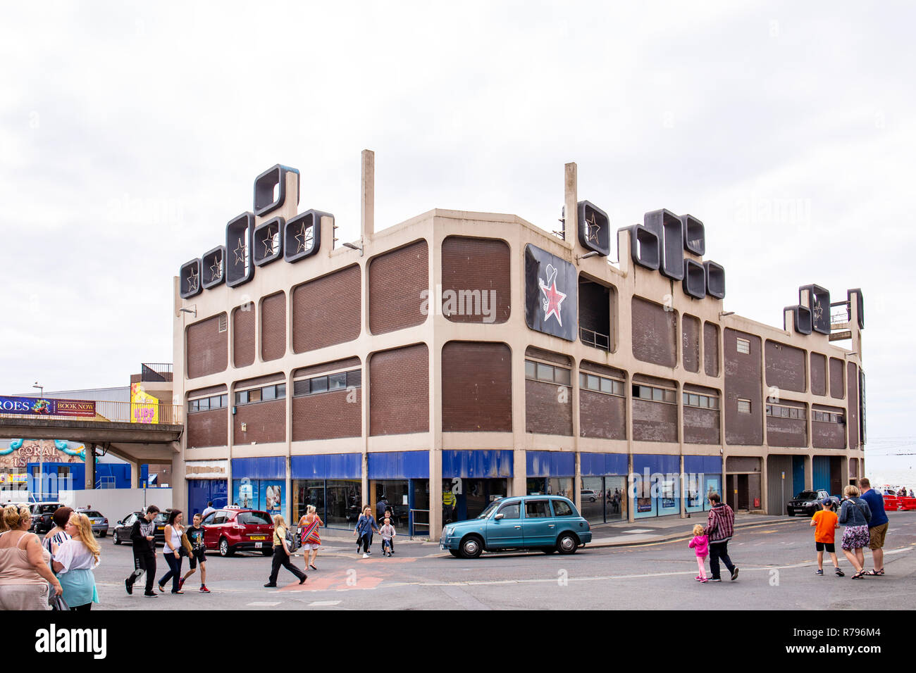 Palatine building on the promenade in Blackpool Lancashire UK Stock ...