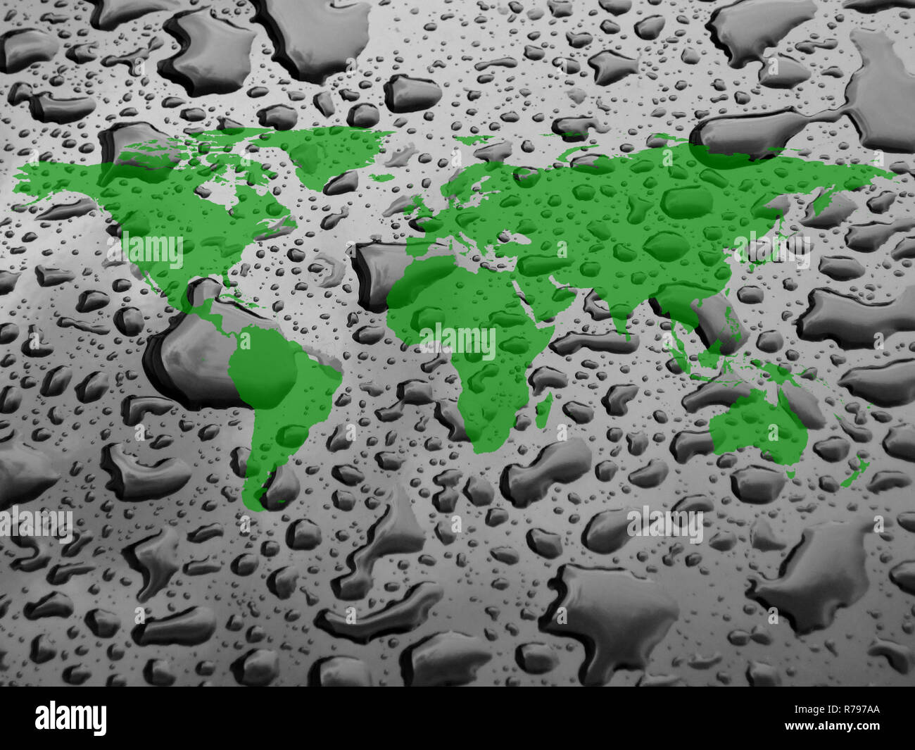 Green worldmap hi-res stock photography and images - Alamy