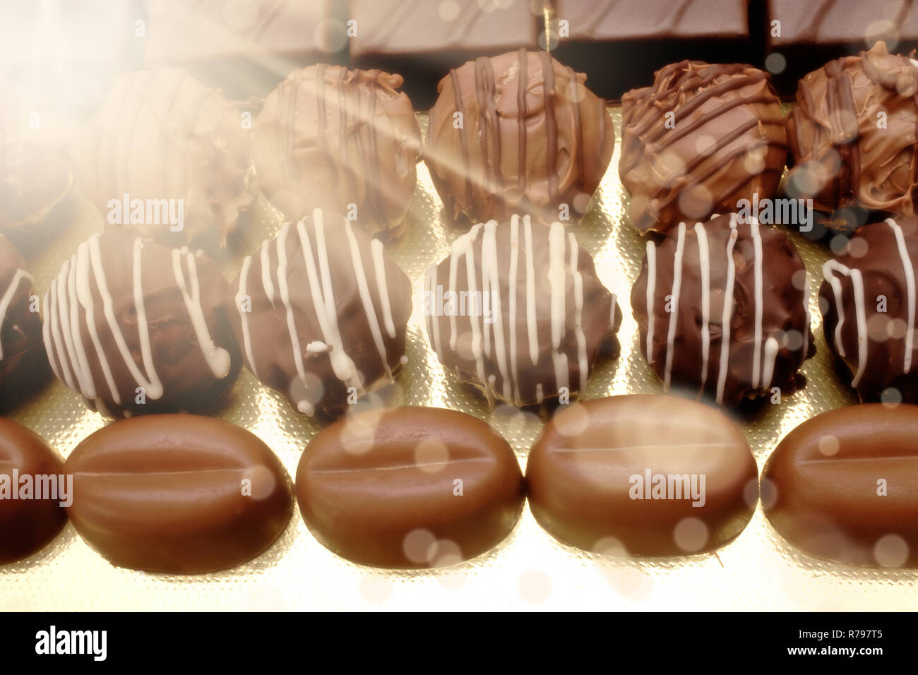 Eating chocolates box christmas hi-res stock photography and images - Alamy