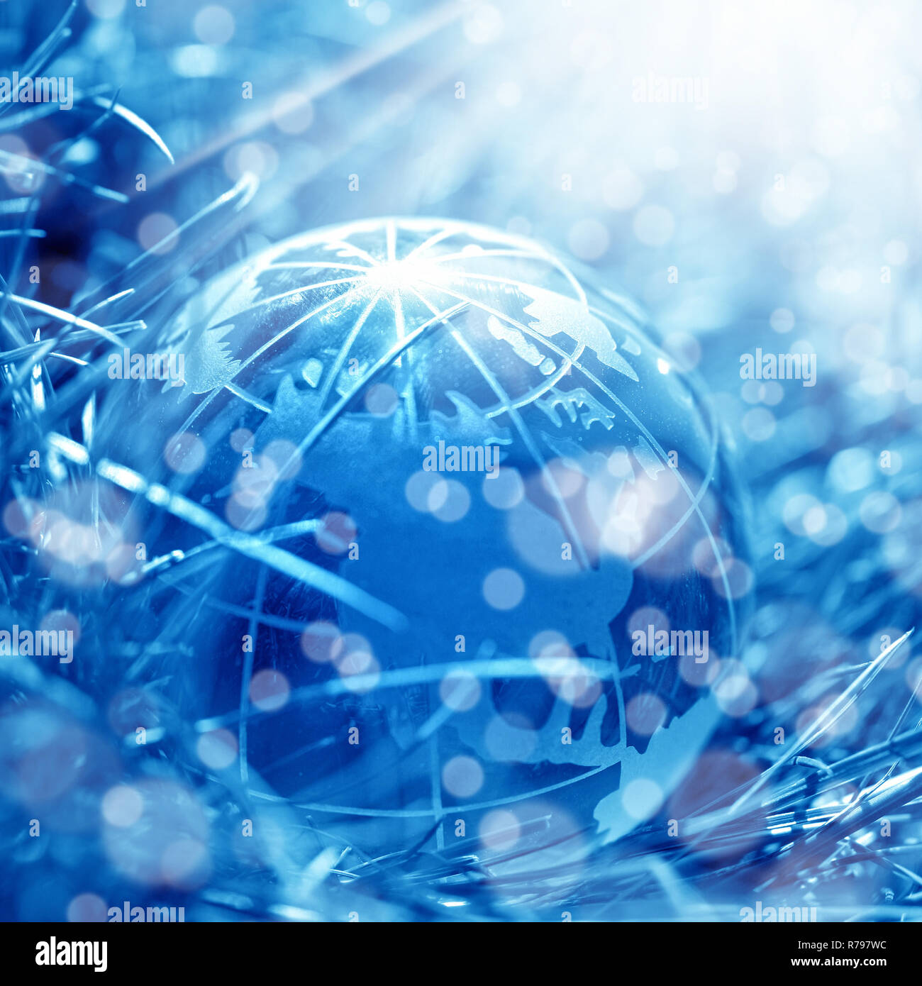 glass globe and light Stock Photo - Alamy