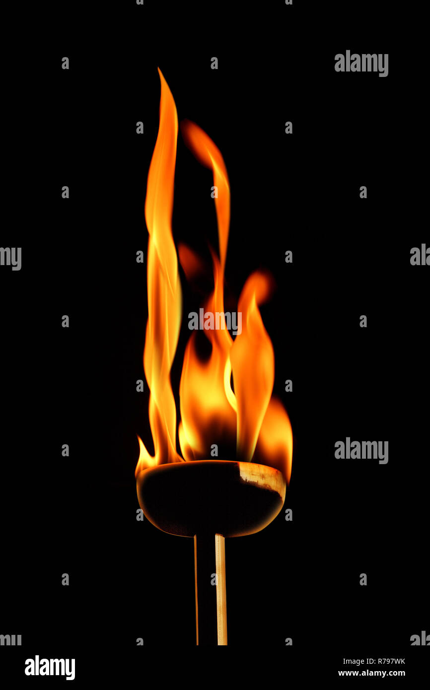 Burning torch hi-res stock photography and images - Alamy