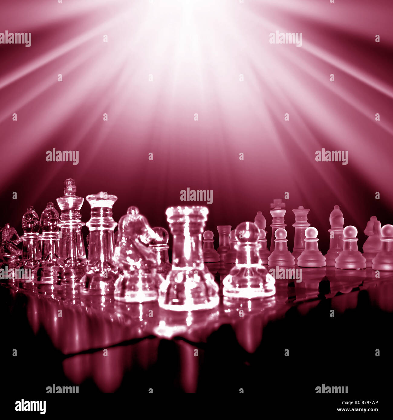 glass chess board Stock Photo - Alamy