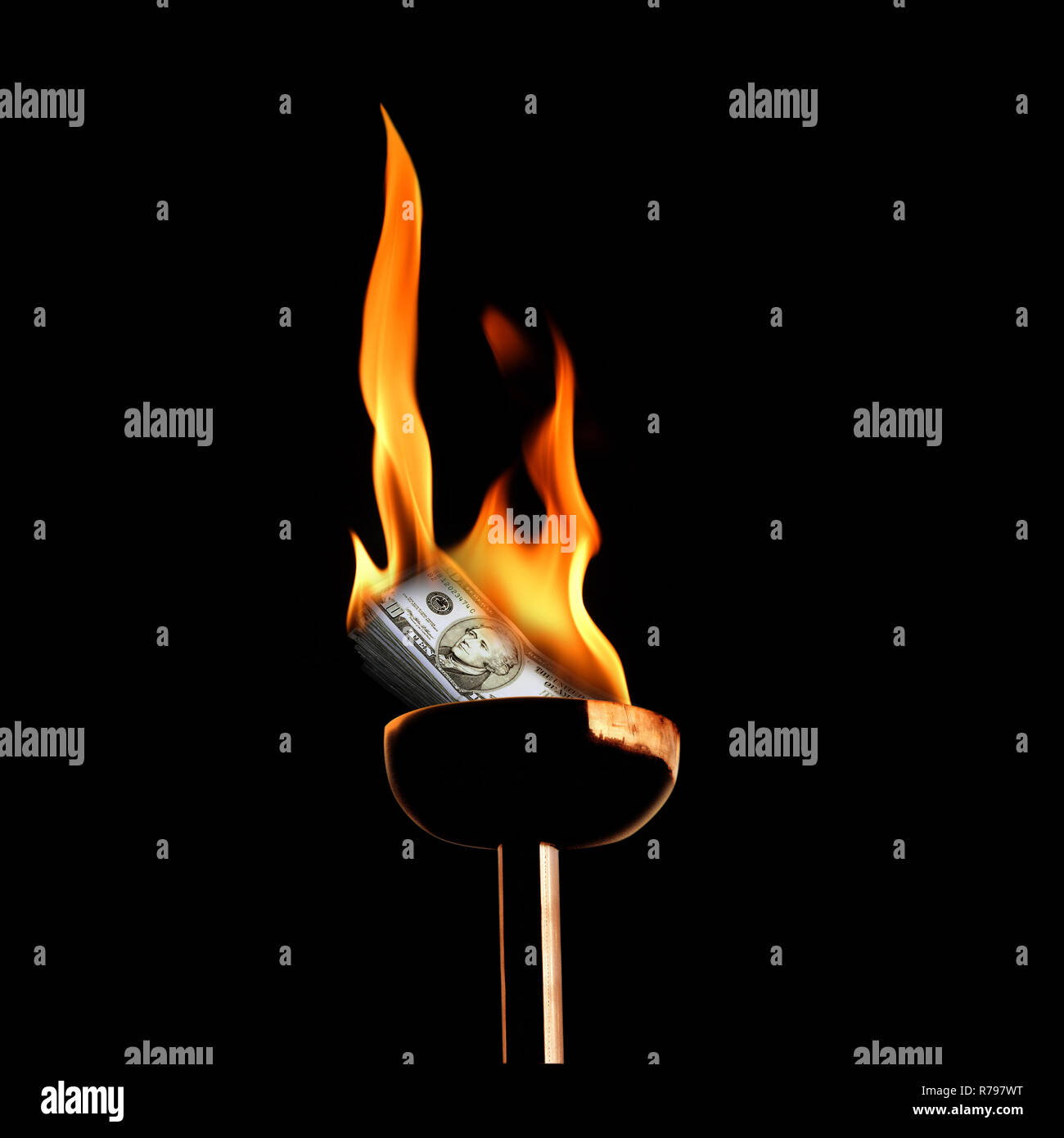 Spirit money burning hi-res stock photography and images - Alamy