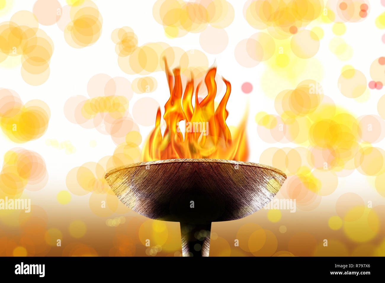 burning flaming torch Stock Photo - Alamy