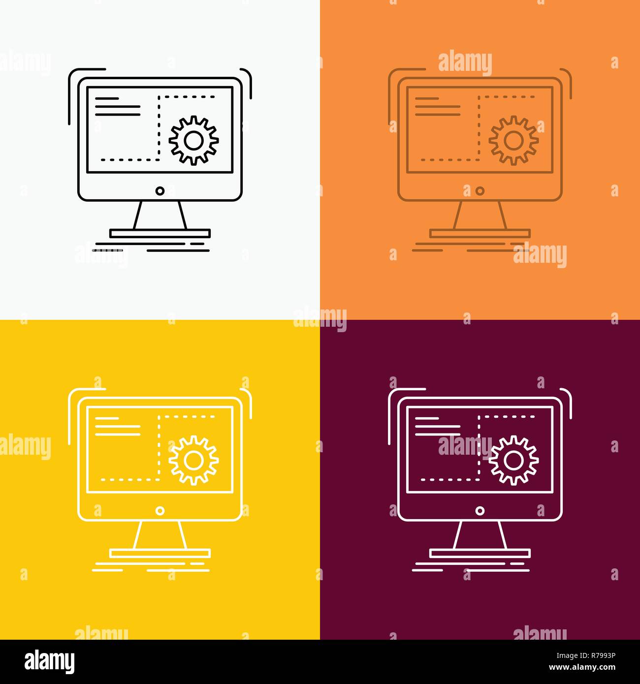 Program designed Stock Vector Images - Alamy