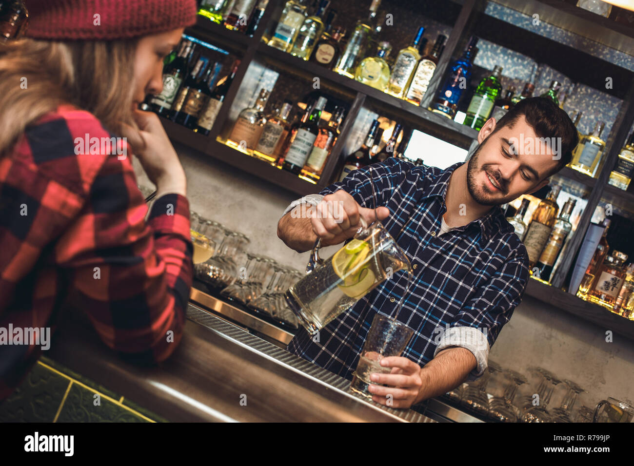 Woman nightclub water hi-res stock photography and images - Alamy