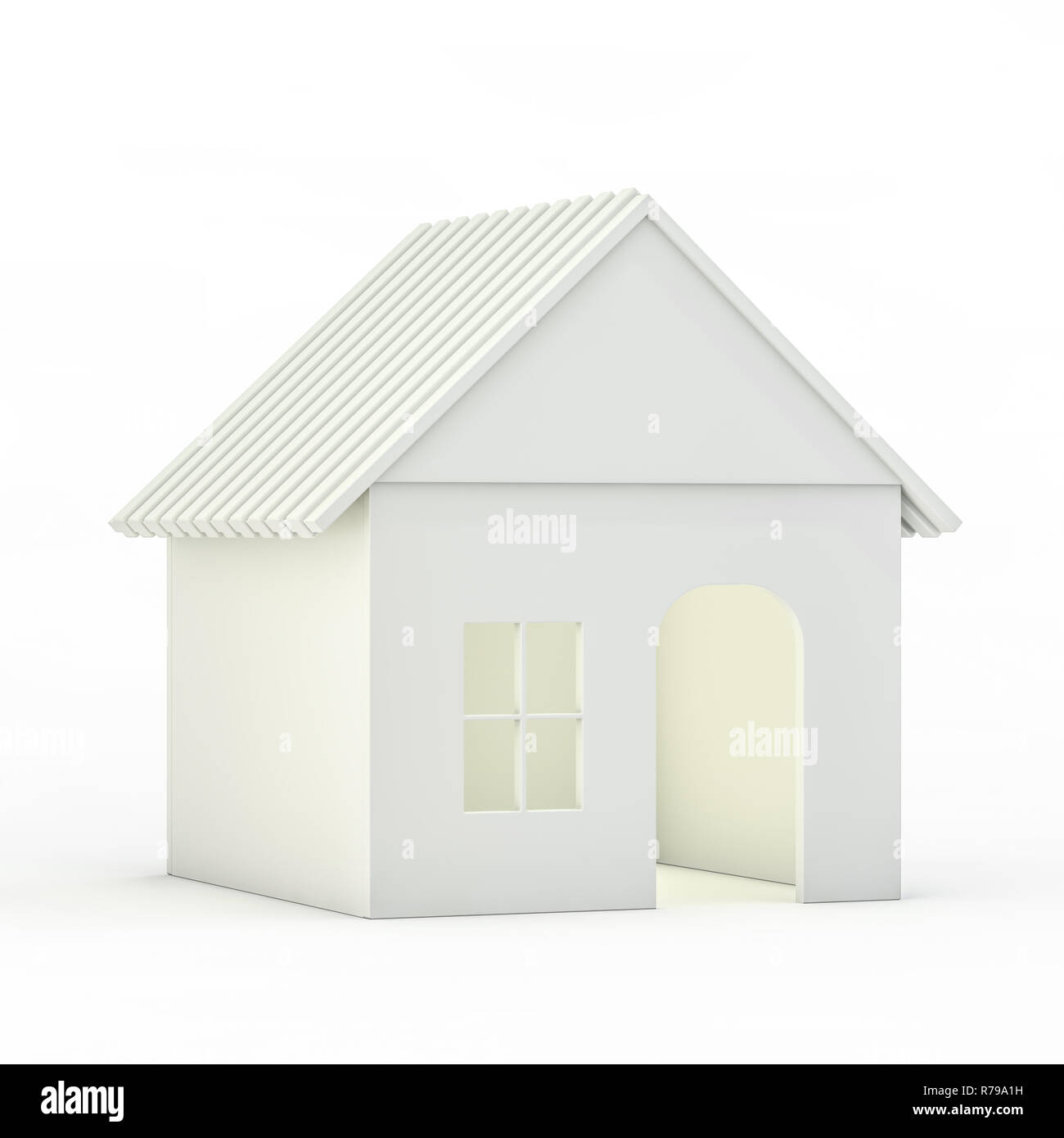 3d block house hi-res stock photography and images - Alamy