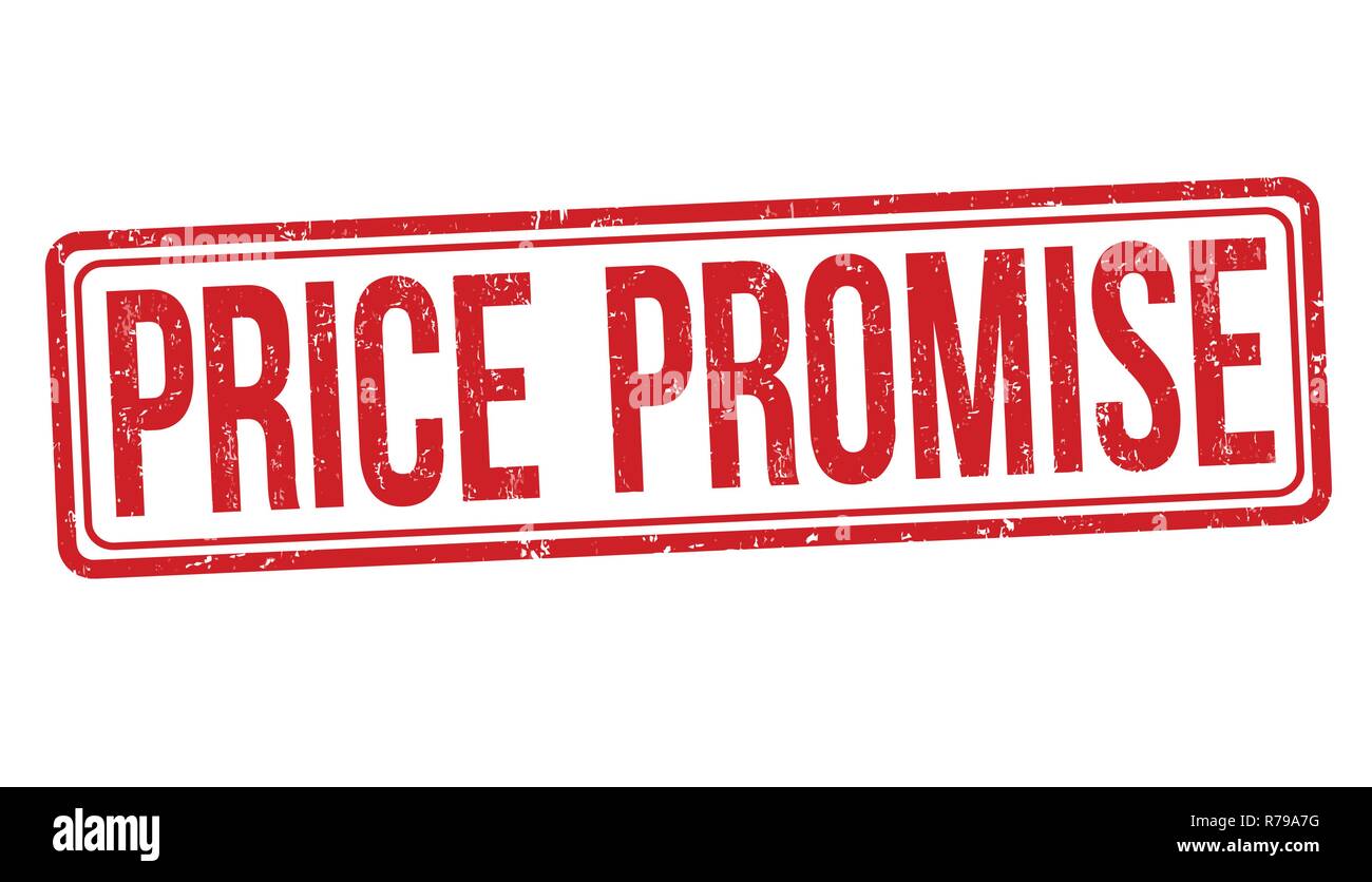 Price promise sign or stamp on white background, vector illustration ...