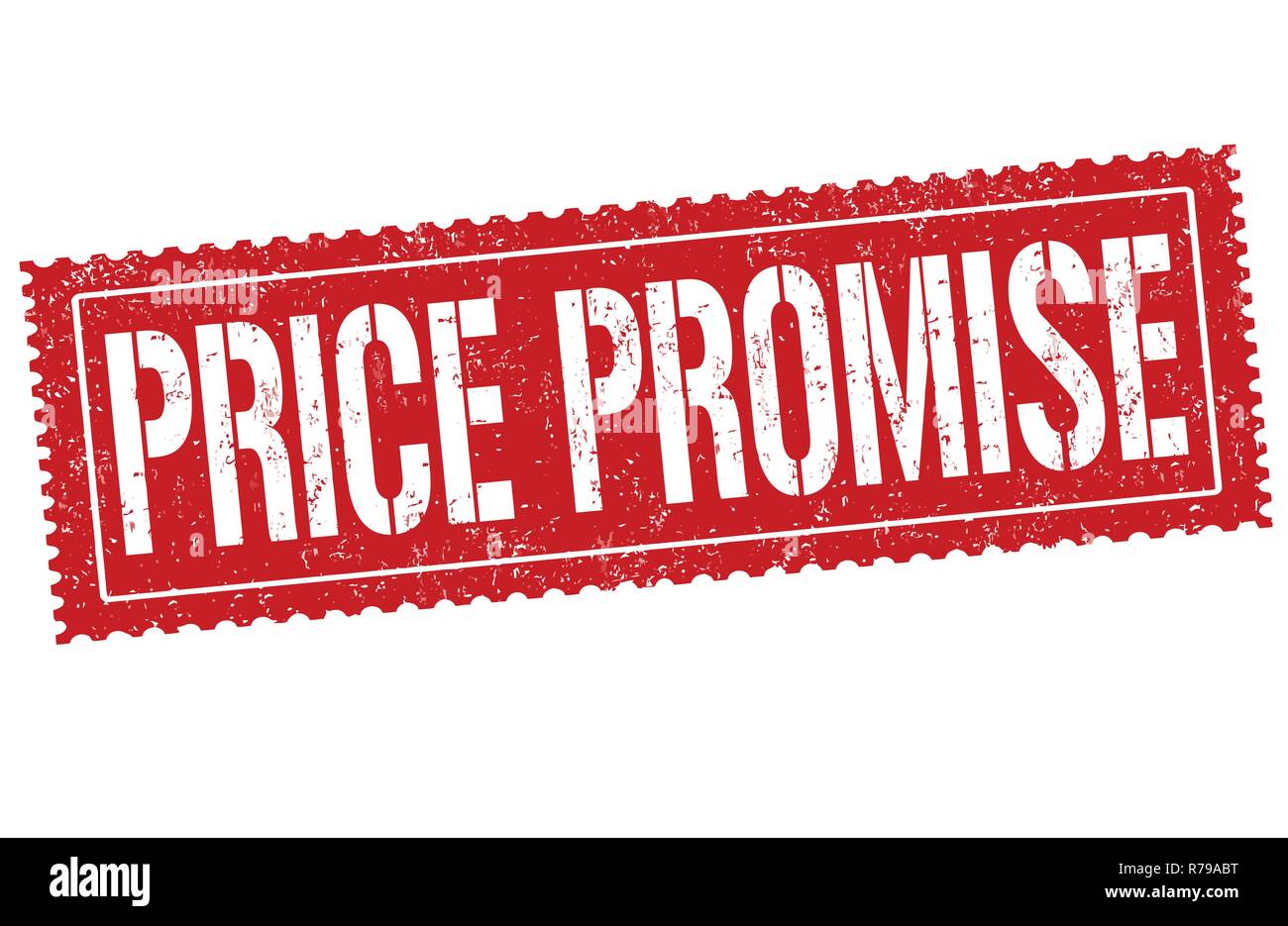 Price promise sign or stamp on white background, vector illustration ...