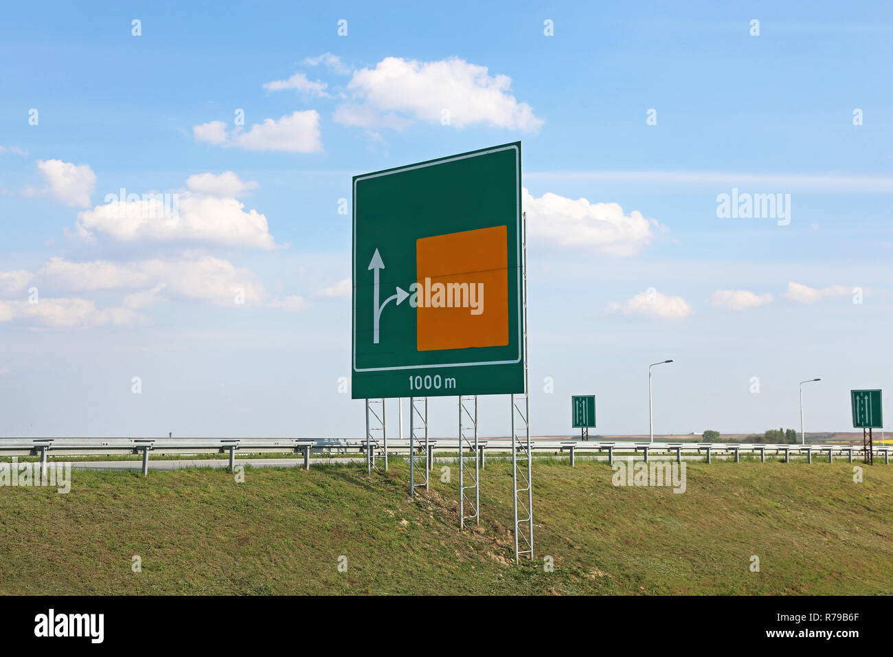 Advance Directional Sign Stock Photo - Alamy