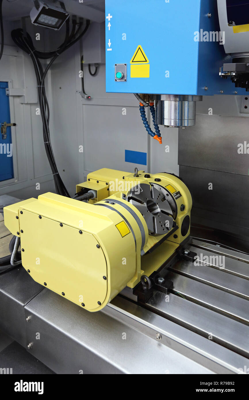 Milling Center Machine Stock Photo - Alamy