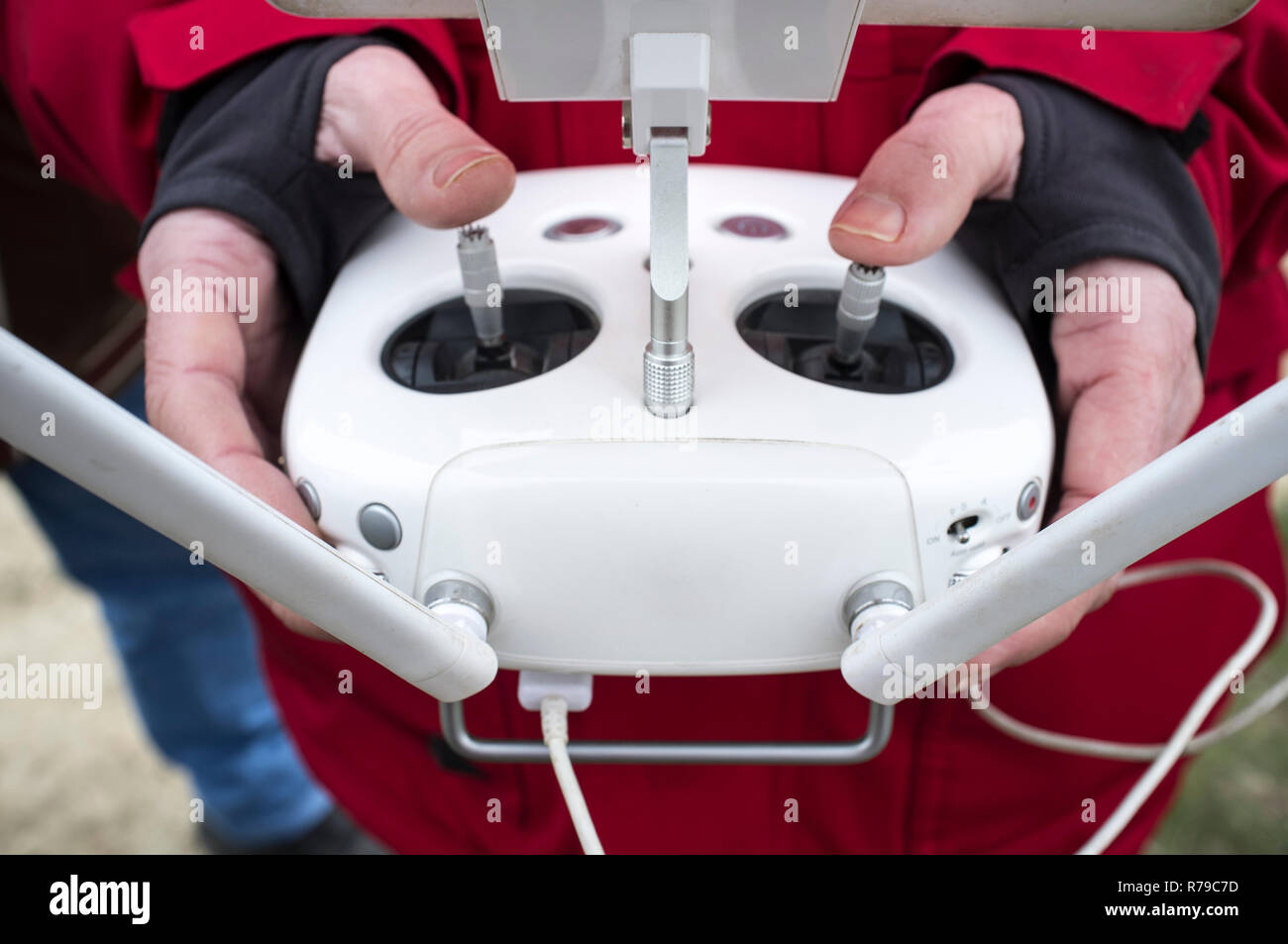 Aeroplane control stick detail hi-res stock photography and images - Alamy