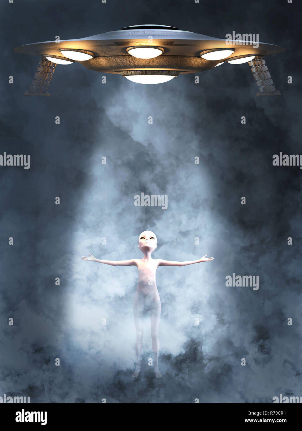 Alien space ship hi-res stock photography and images - Alamy