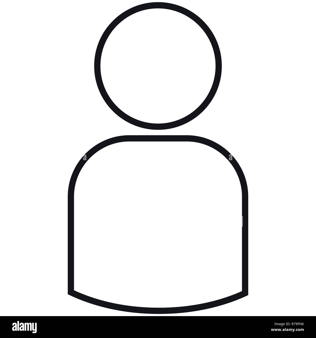 Simple Person Outline
