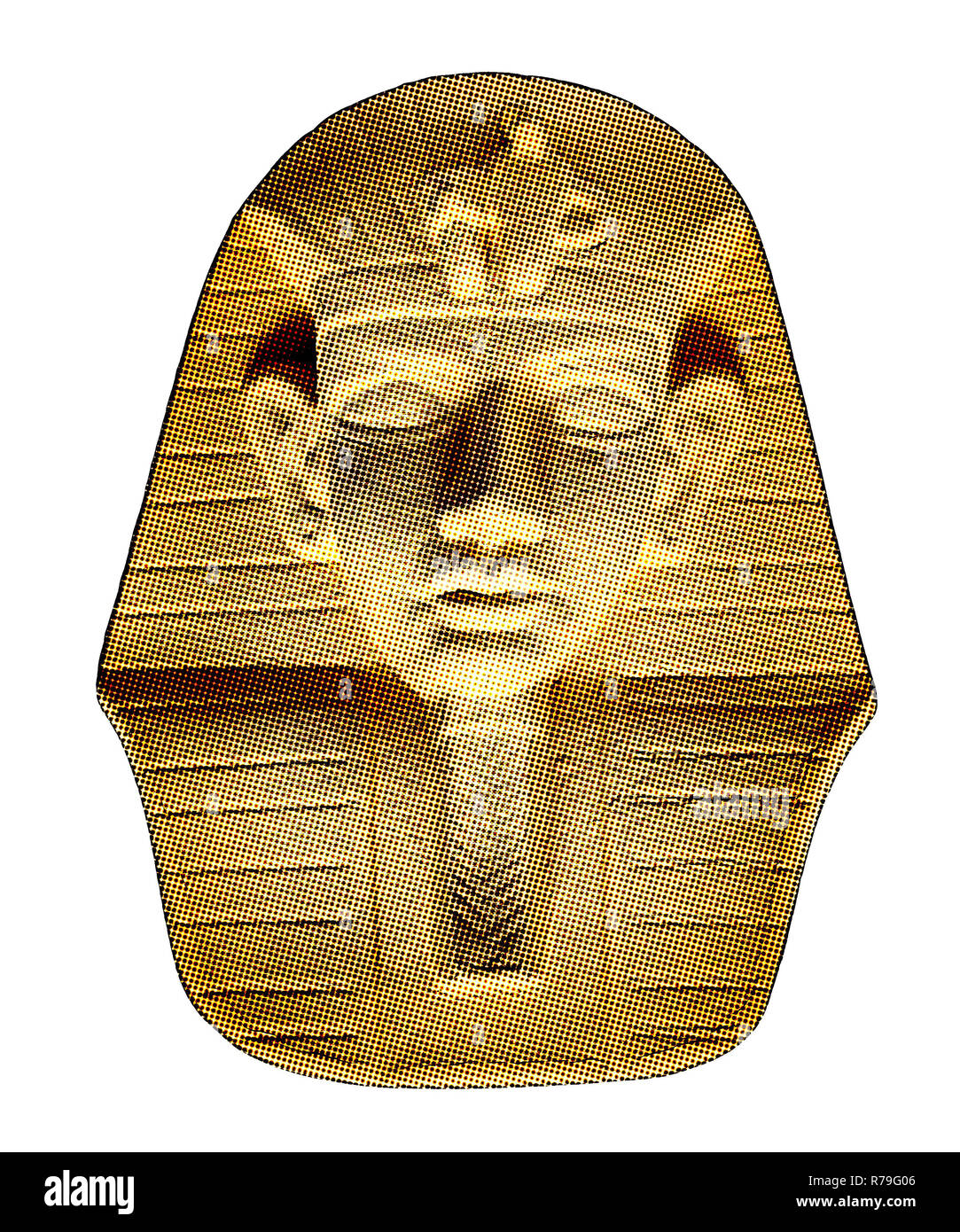 Egypt pharaoh mask Cut Out Stock Images & Pictures - Alamy