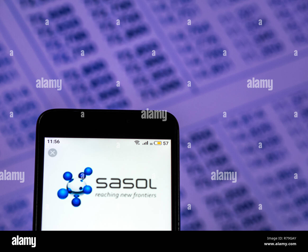 Sasol logo hi-res stock photography and images - Alamy