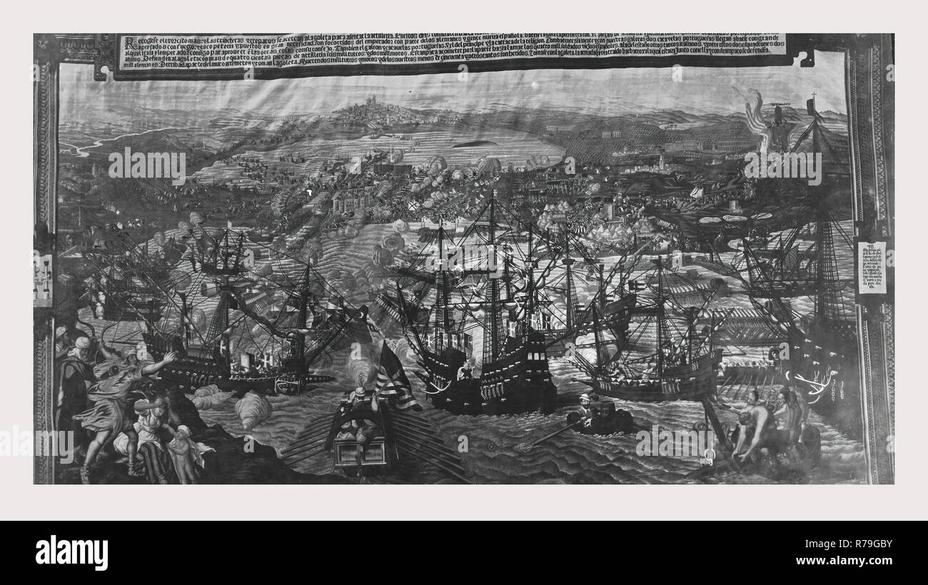 Capture of Goleta [or Goletta, or La Goulette] Stock Photo - Alamy