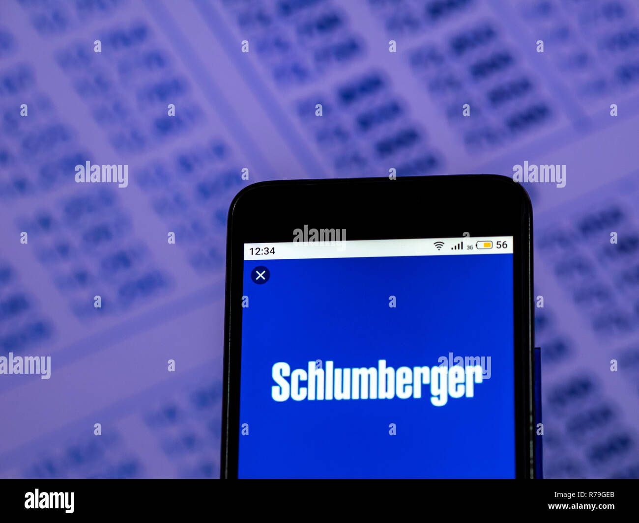 Schlumberger logo hi-res stock photography and images - Alamy