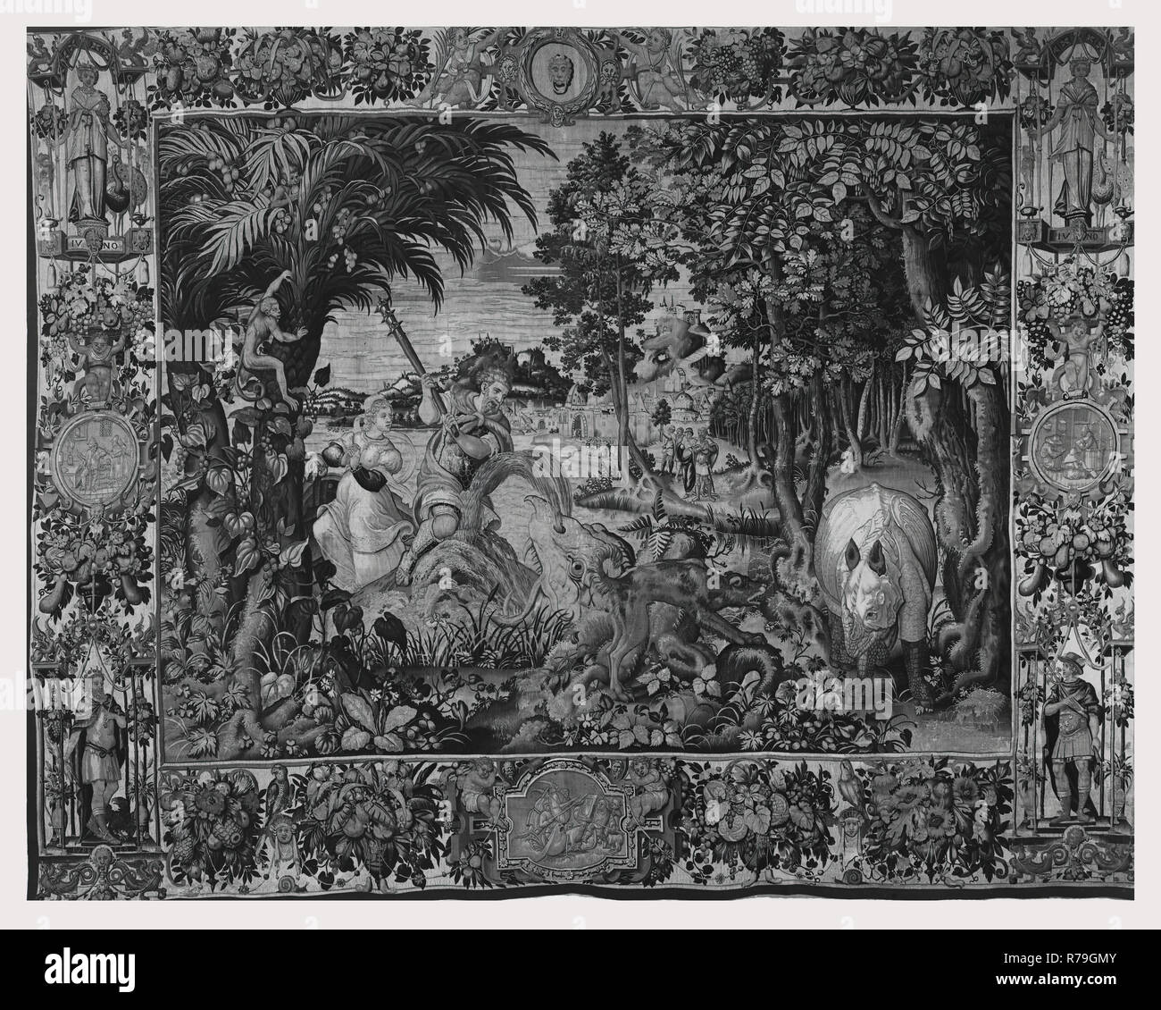 Hercules liberates Hesione Stock Photo - Alamy