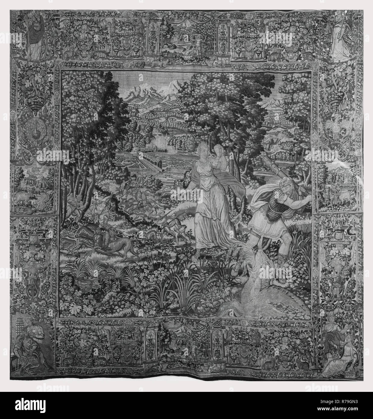 Hercules liberates Hesione Stock Photo - Alamy