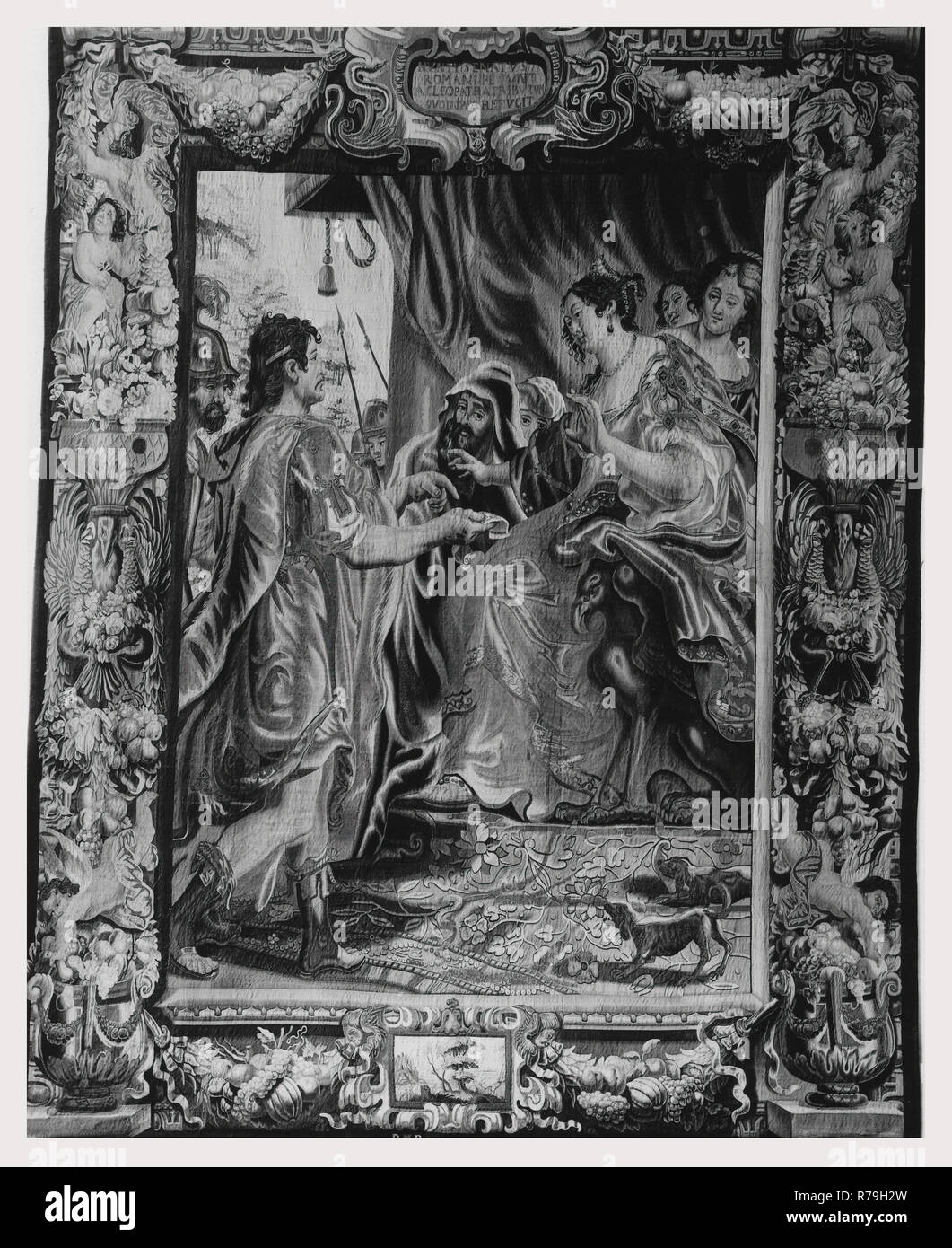 Cleopatra asked to pay tribute to Rome Stock Photo - Alamy