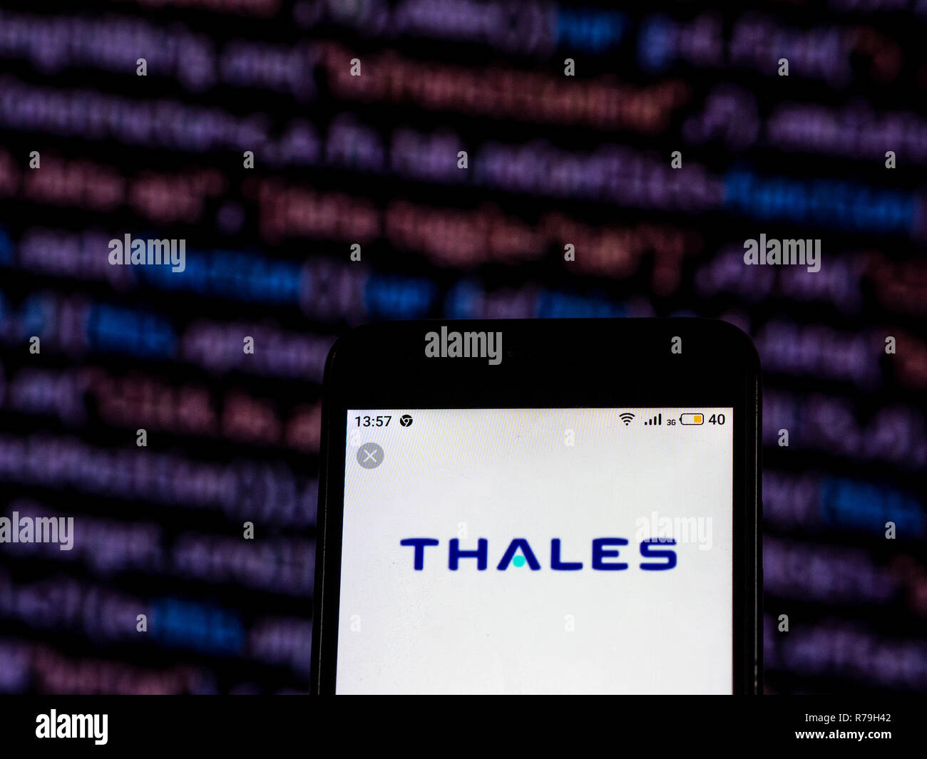 Thales logo hi-res stock photography and images - Alamy