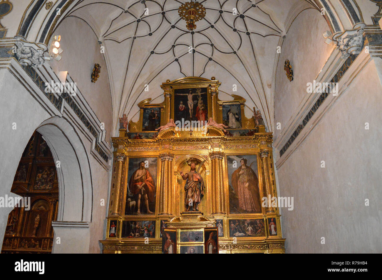 Trip to the Town of Alquezar Spain Stock Photo - Alamy
