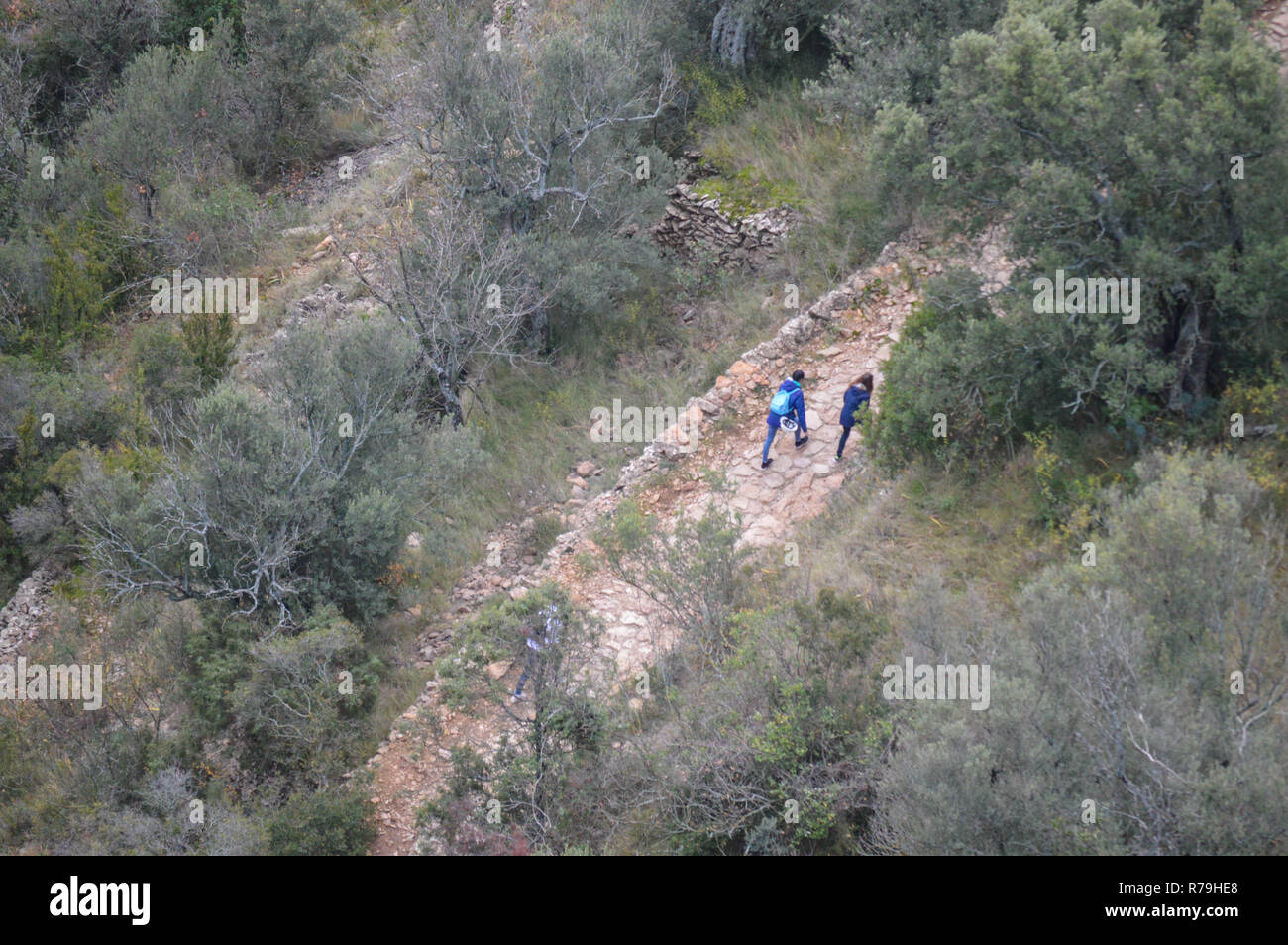 Trip to the Town of Alquezar Spain Stock Photo - Alamy