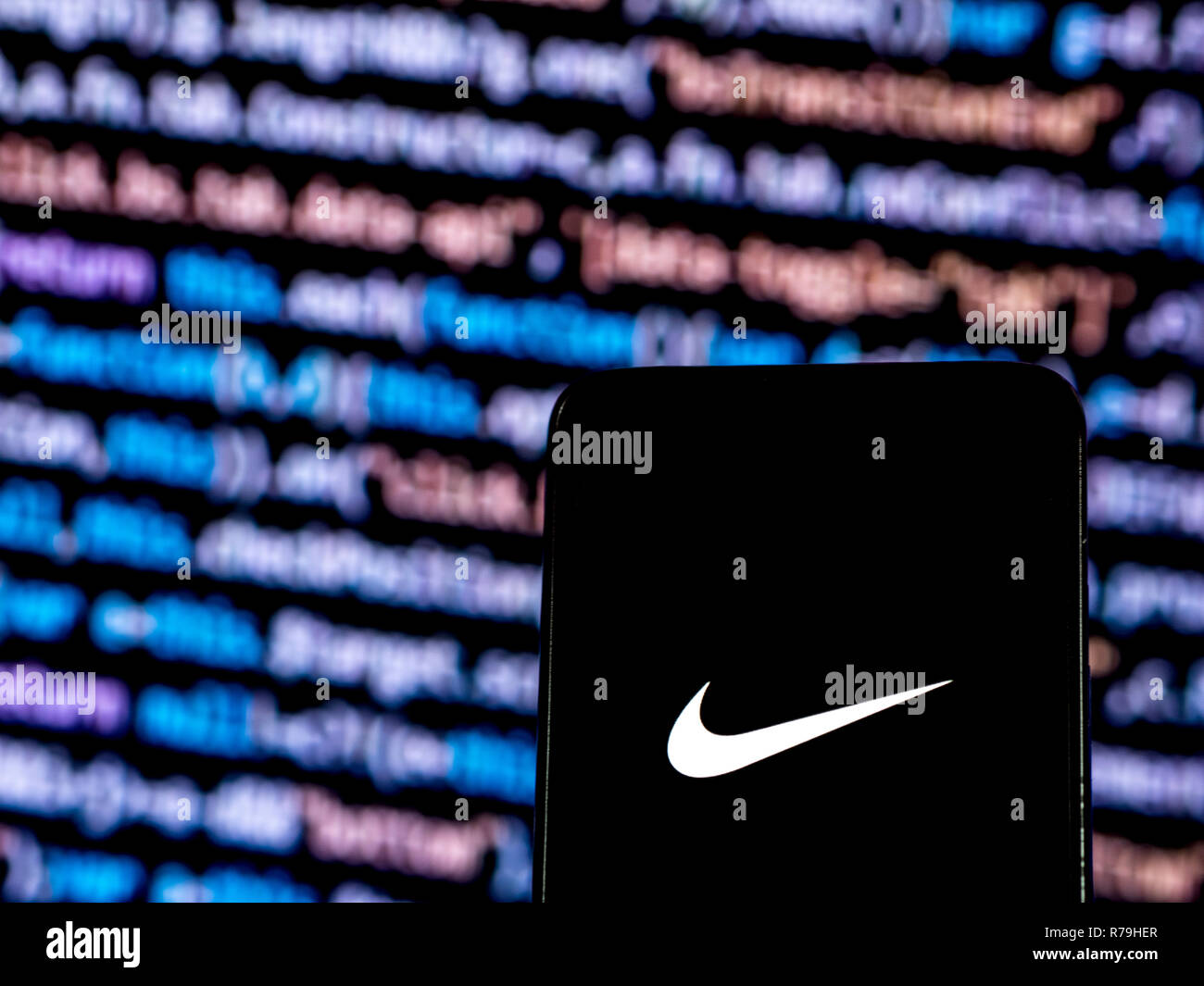 Nike phone hi-res stock photography and images - Alamy