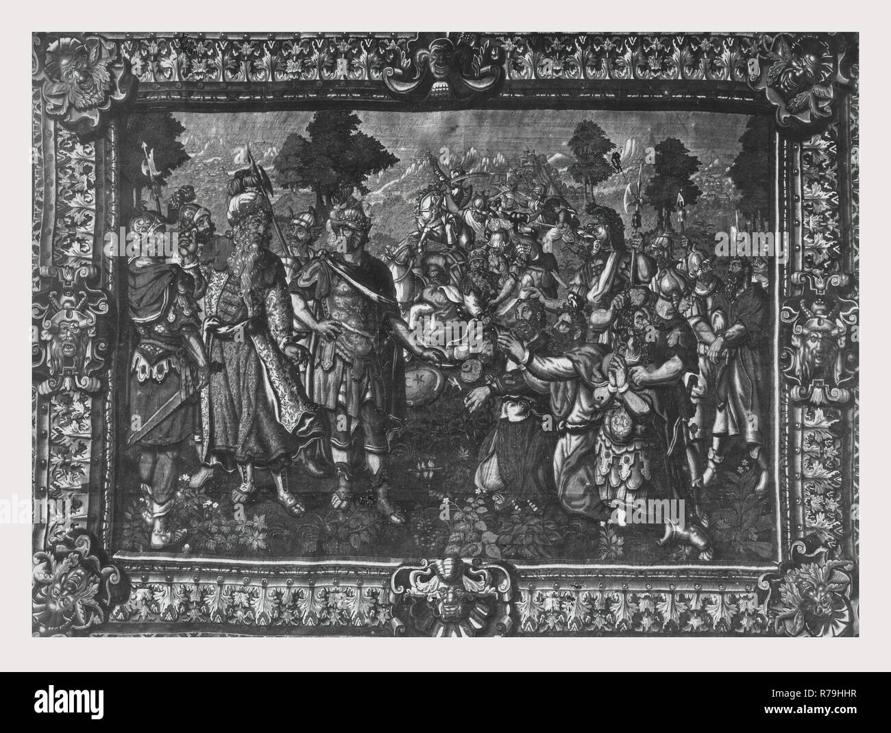 Cyrus takes Astyages prisoner and reunites Media and Persia Stock Photo ...