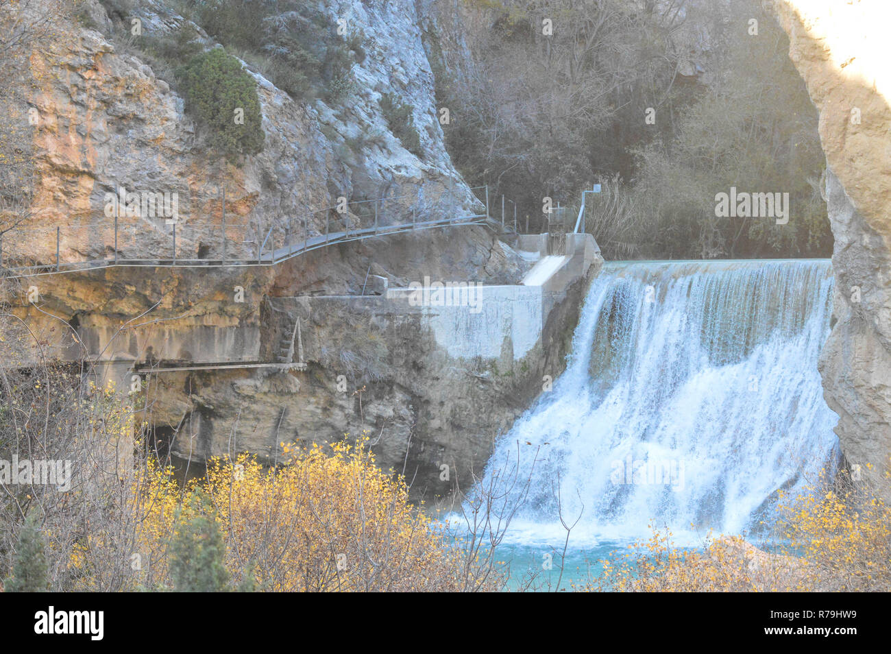 Trip to the Town of Alquezar Spain Stock Photo - Alamy