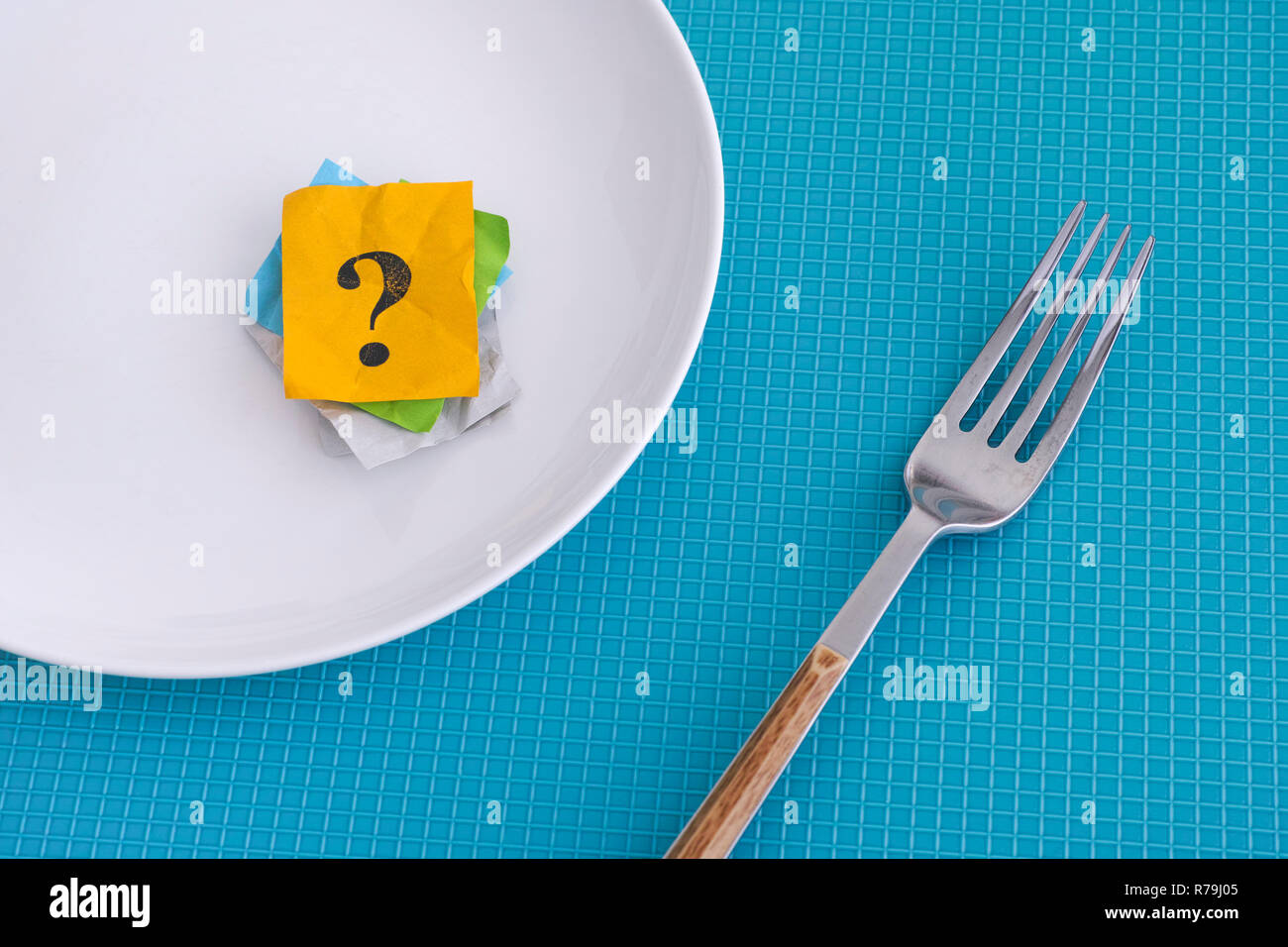 Question mark food hi-res stock photography and images - Alamy