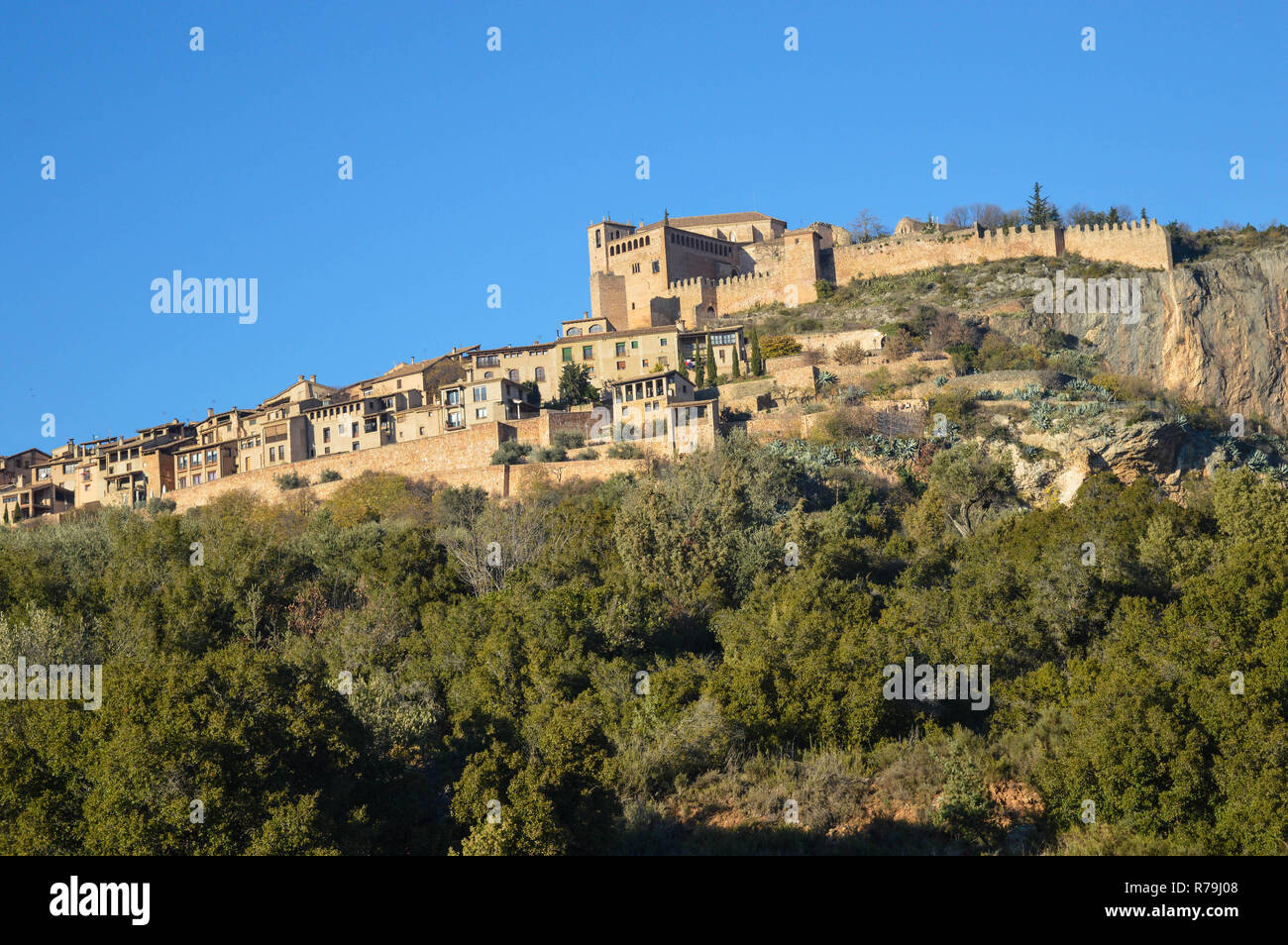 Trip to the Town of Alquezar Spain Stock Photo - Alamy