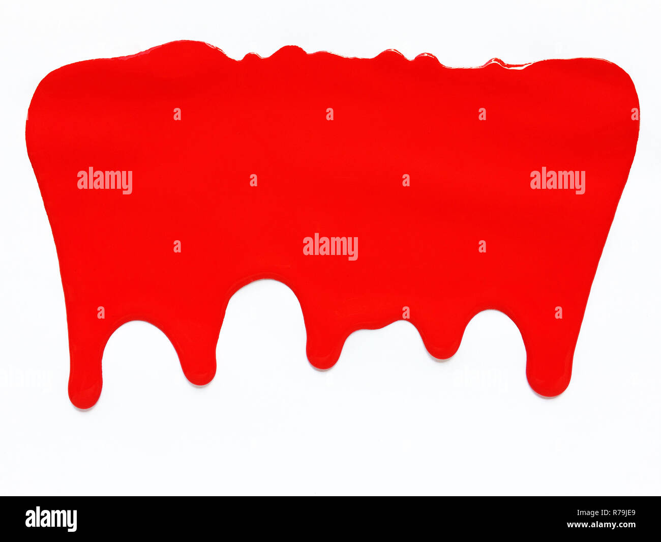 Red color dripping, Color Dropping Background Stock Photo - Alamy