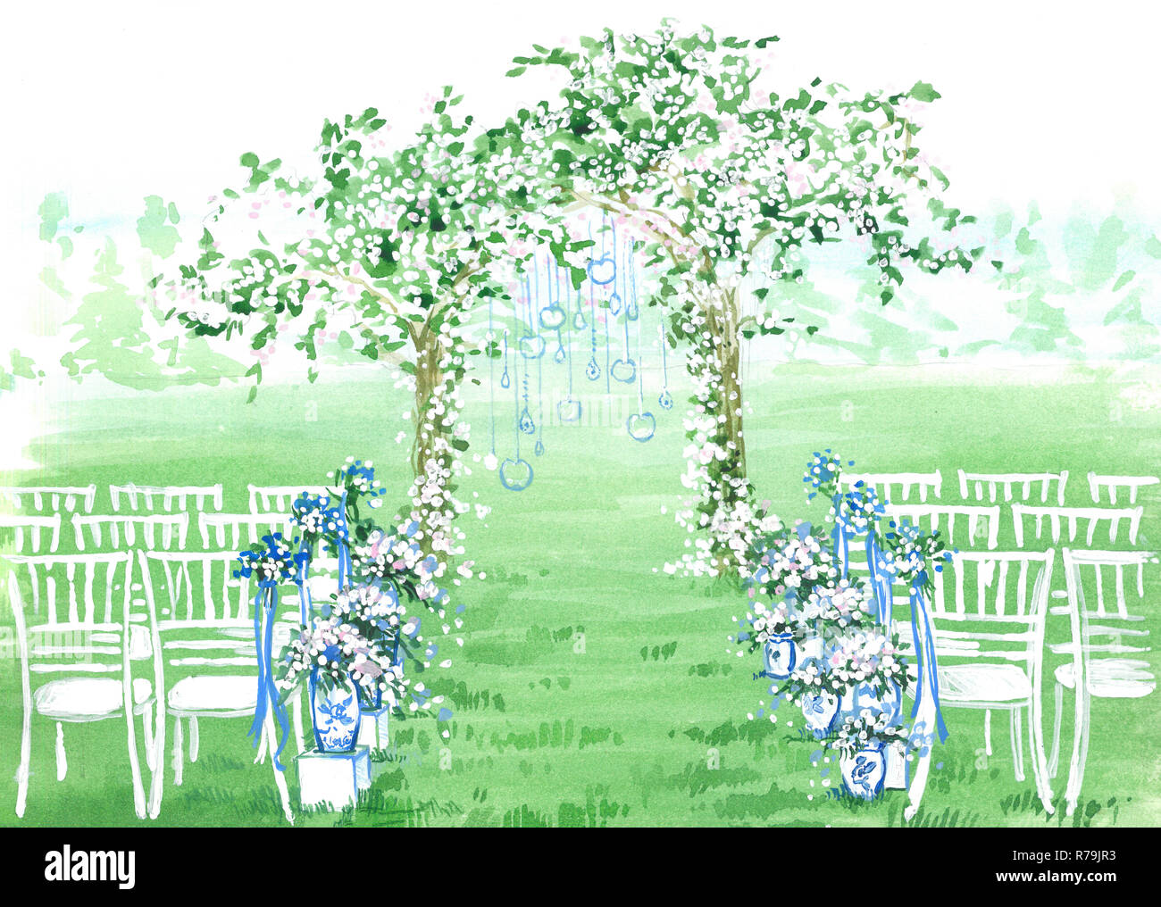 Wedding Ceremony Sketch