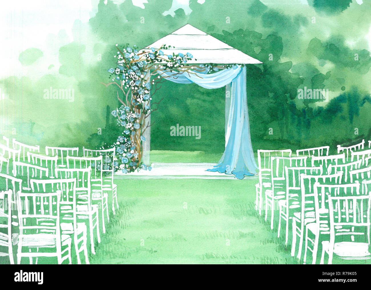 Wedding Ceremony Sketch