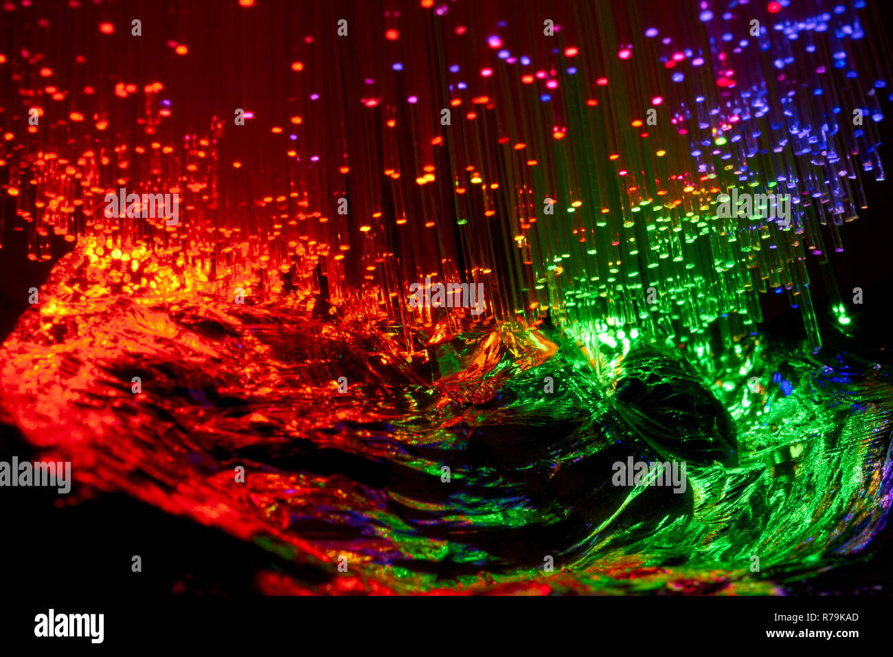 Light glass fibers hi-res stock photography and images - Alamy