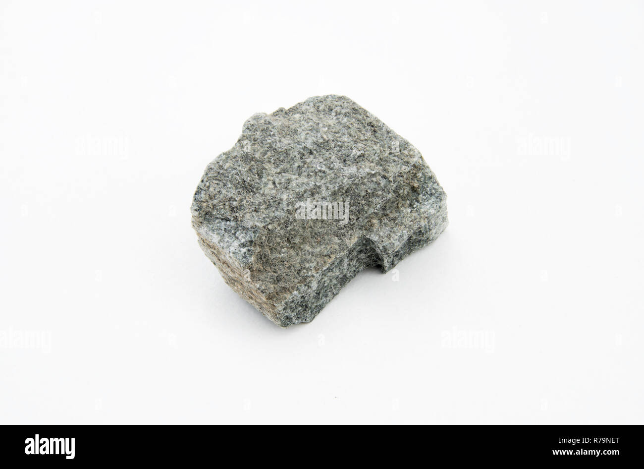 diabase subvolcanic rock isolated over white Stock Photo - Alamy