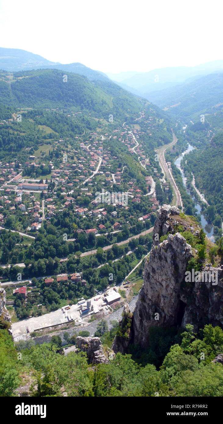 Amazing Landscape with Iskar Gorge, Balkan Mountains, Bulgaria Stock ...