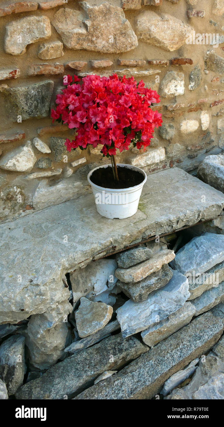 Ancient Monastery of Timiou Prodromou St. John the Baptist near town of ...
