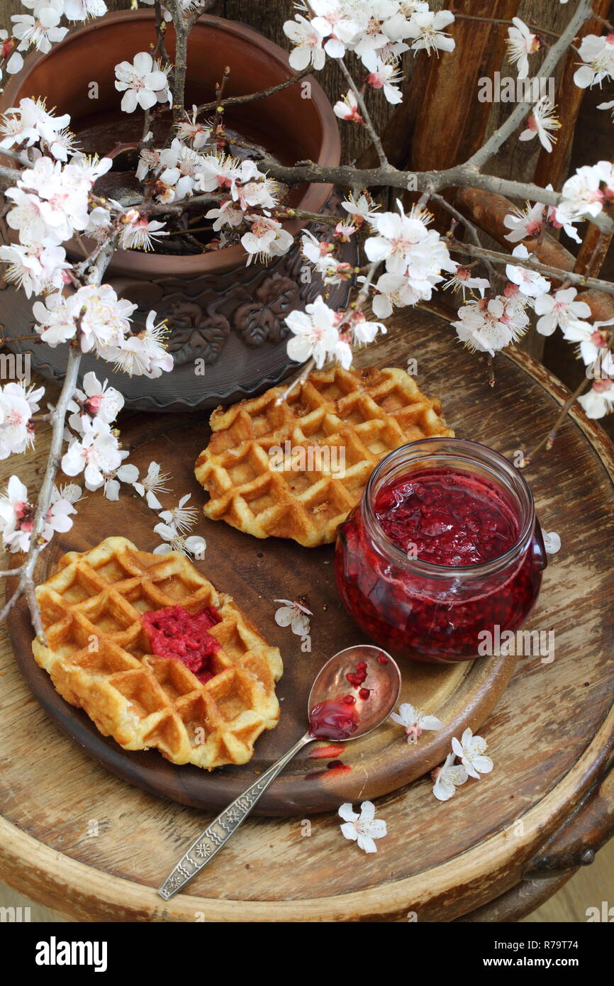 Vienna waffles hi-res stock photography and images - Alamy