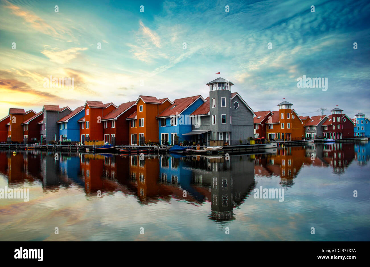 color city of Groningen Netherlands Stock Photo - Alamy