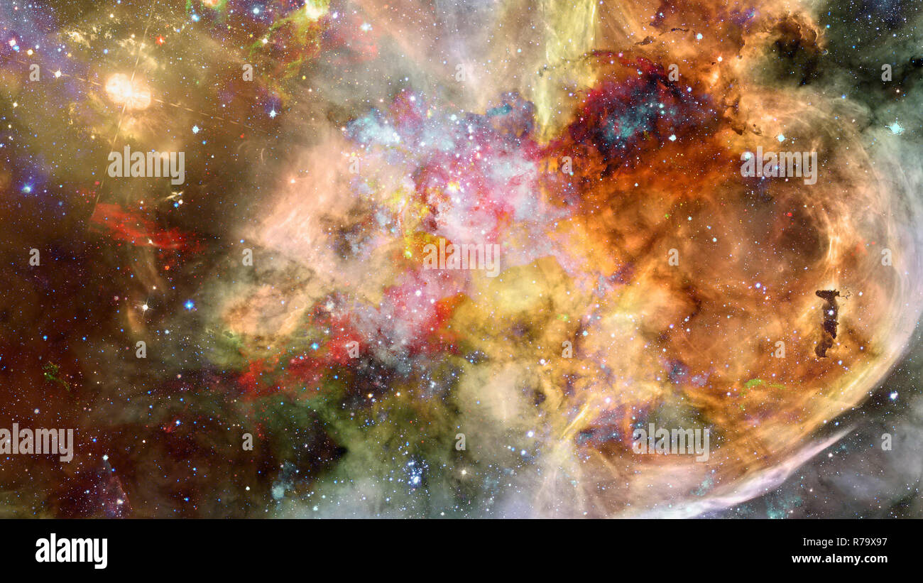 Bright massive stars in the nebula. Elements of this image furnished by ...