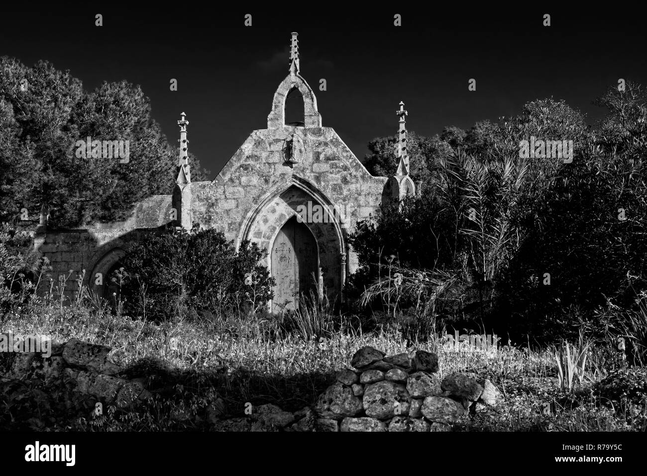 Kappella San Xmun Stock Photo - Alamy