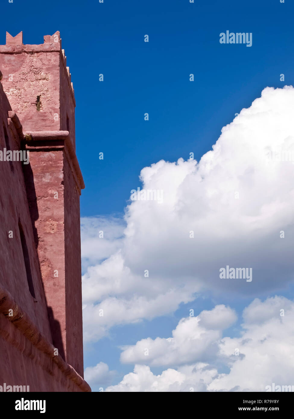 The Red Tower Stock Photo - Alamy