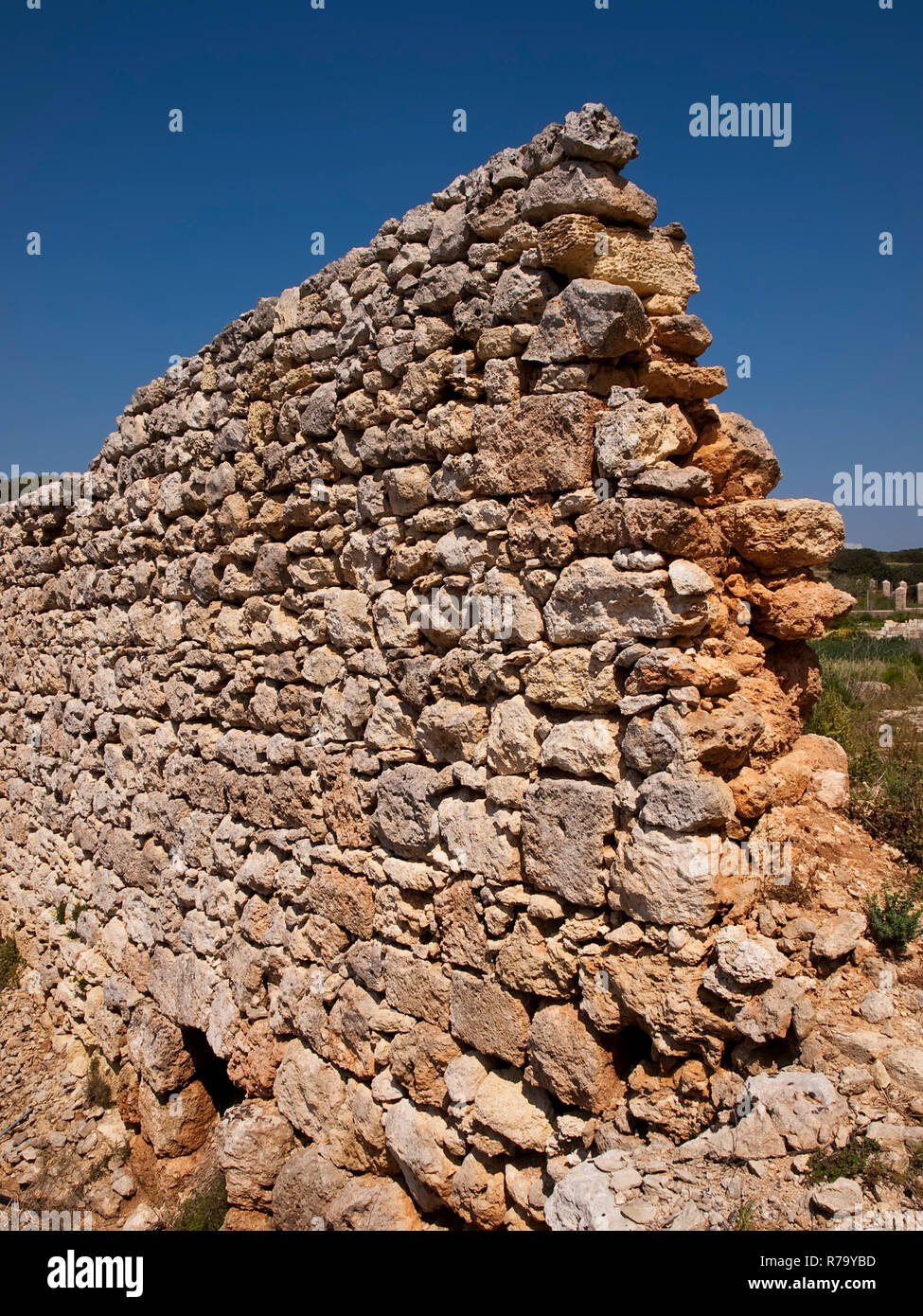 Old Roman Wall Stock Photo - Alamy