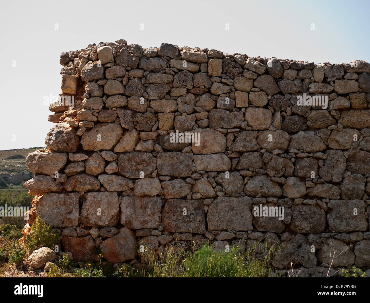 Old Roman Wall Stock Photo - Alamy