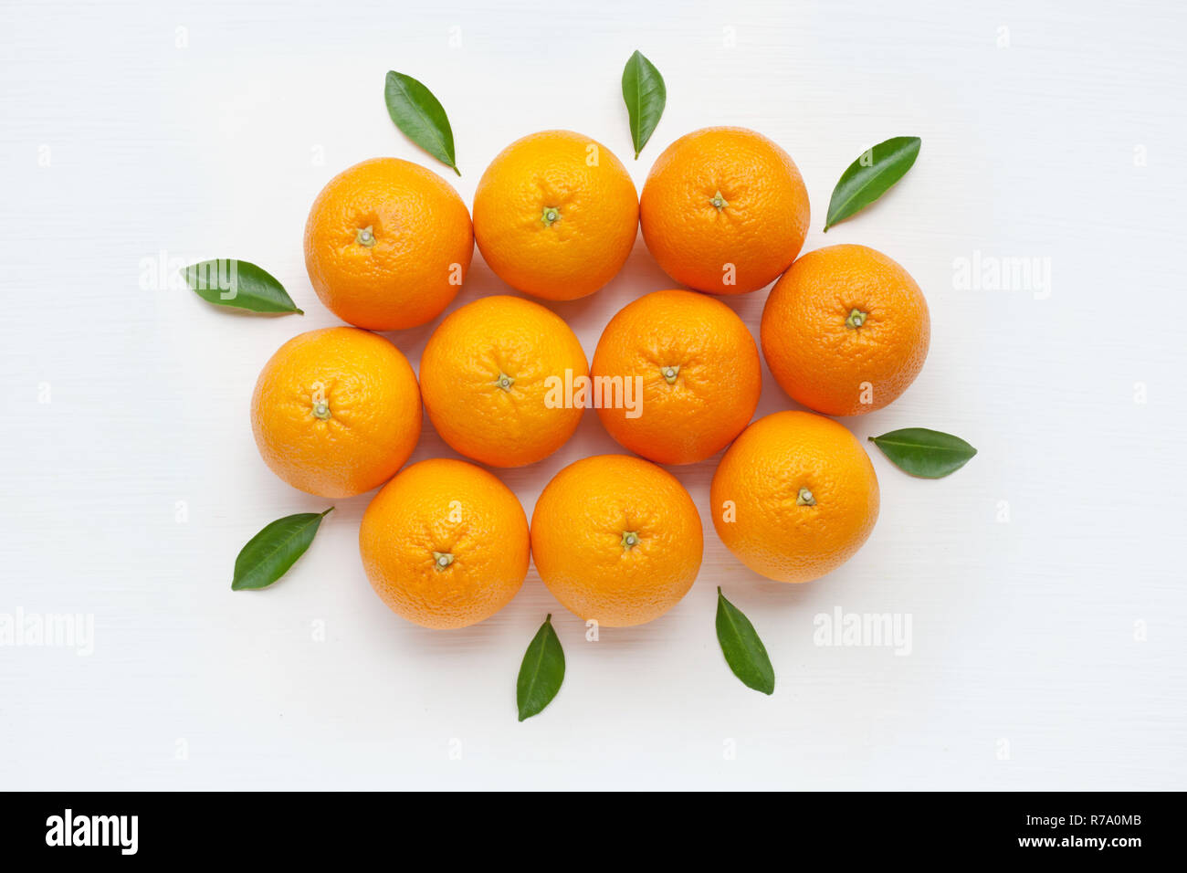 Fresh orange citrus fruit isolated Stock Photo - Alamy